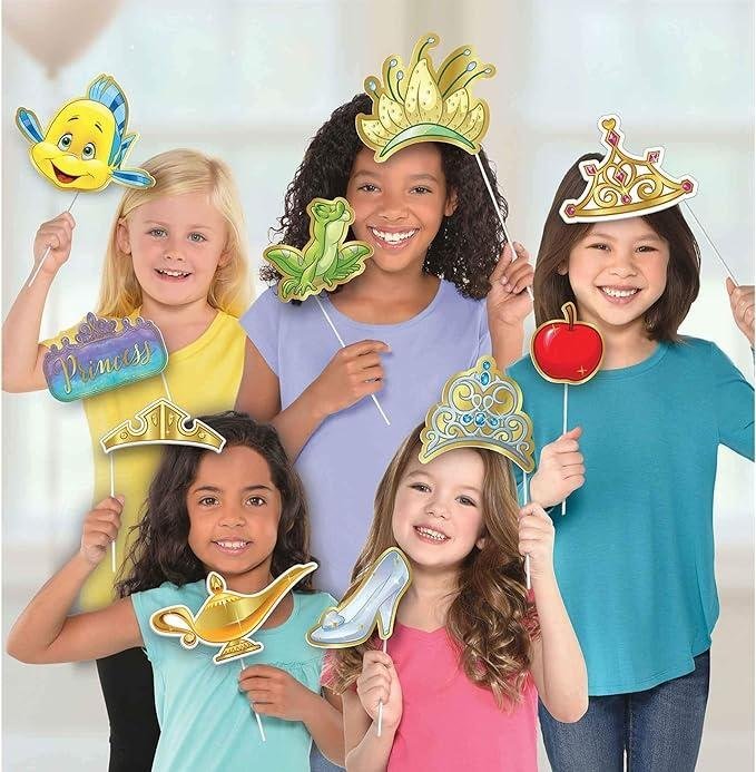 Disney Princess Photo Booth Props - 13pcs – Peach State Party Supplies